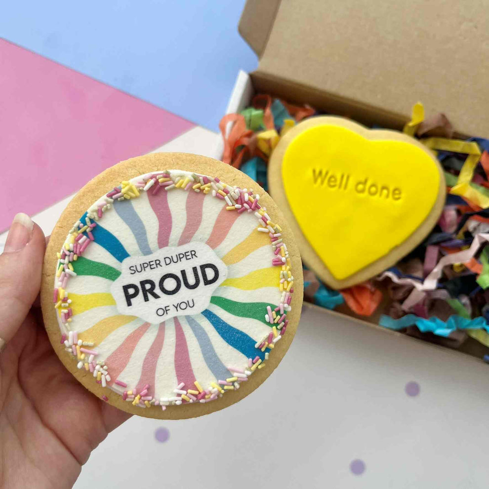 Exam Result Gift Ideas | Letterbox Well Done Cookies | A Level Results ...
